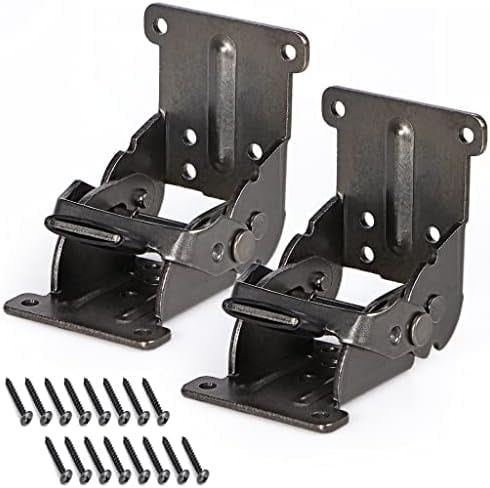 2 Pcs Folding Brakcet 0°-90°-180°, Table Foldable Hinge, Self Lock ...