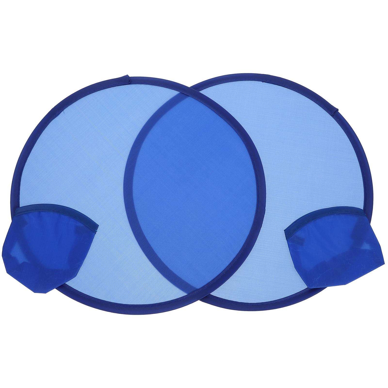 2 Pcs Folding Fan Circular Fan Mini Pocket Handheld Dance Hand Fan ...