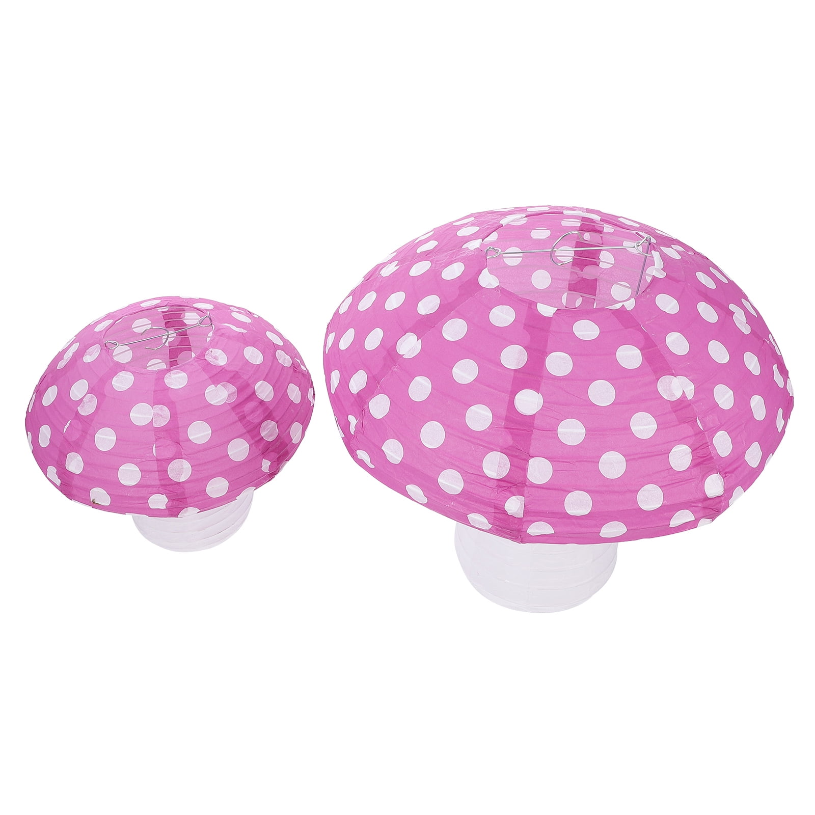 2 Pcs Folding Paper Lanterns Theme Party Decorations Mushroom Child Baby Purple - Walmart.com