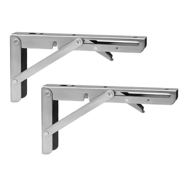 6 Pack Heavy Duty Shelf Bracket, 10 inch Floating Shelf Brackets(1/5 ...