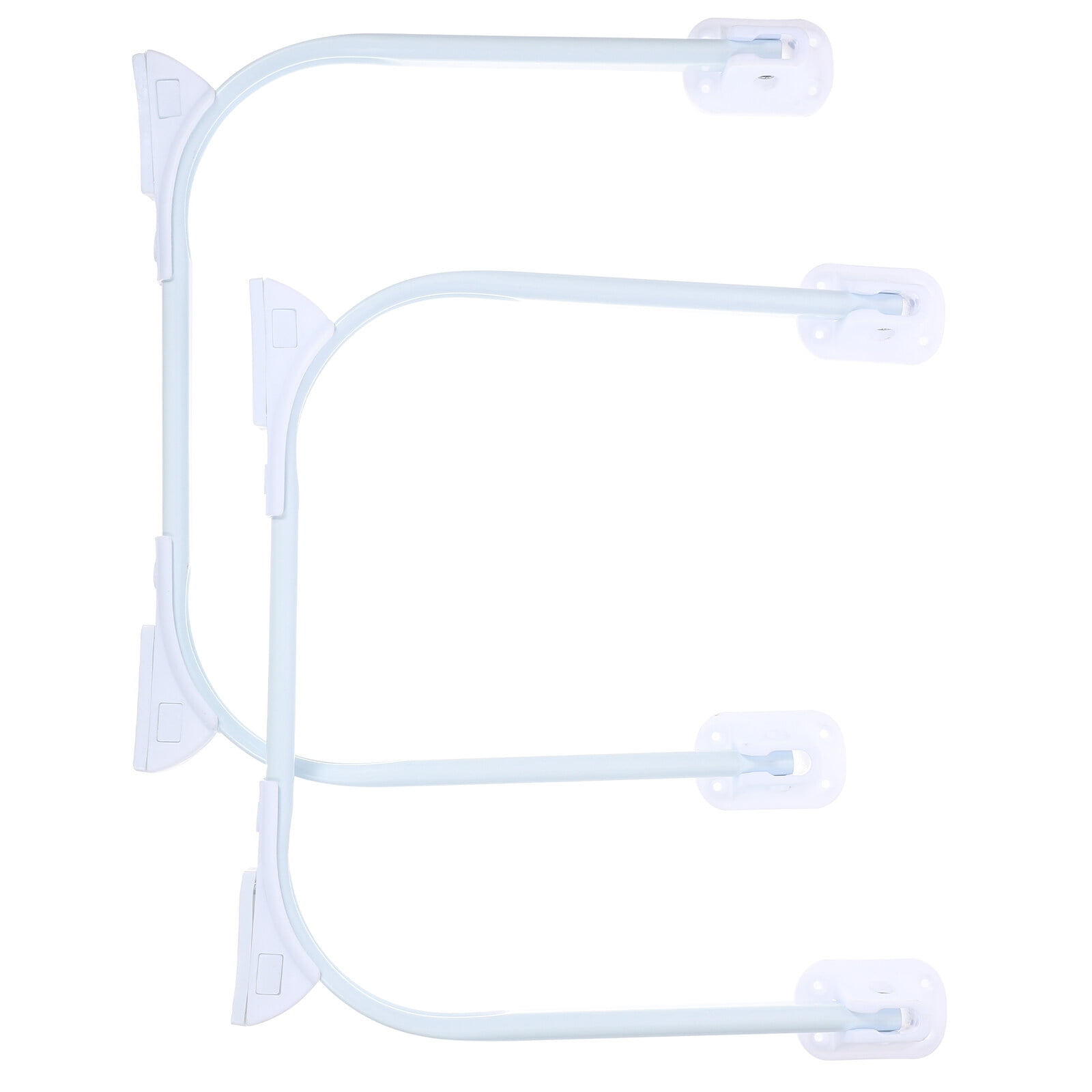 ifundom White Metal Folding Table Legs Durable Heavy Duty for DIY ...