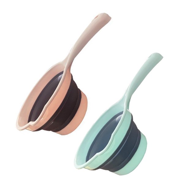 2 Pcs Folding Water Scoop Plastic Spoons Folding Water Ladle Kitchen ...