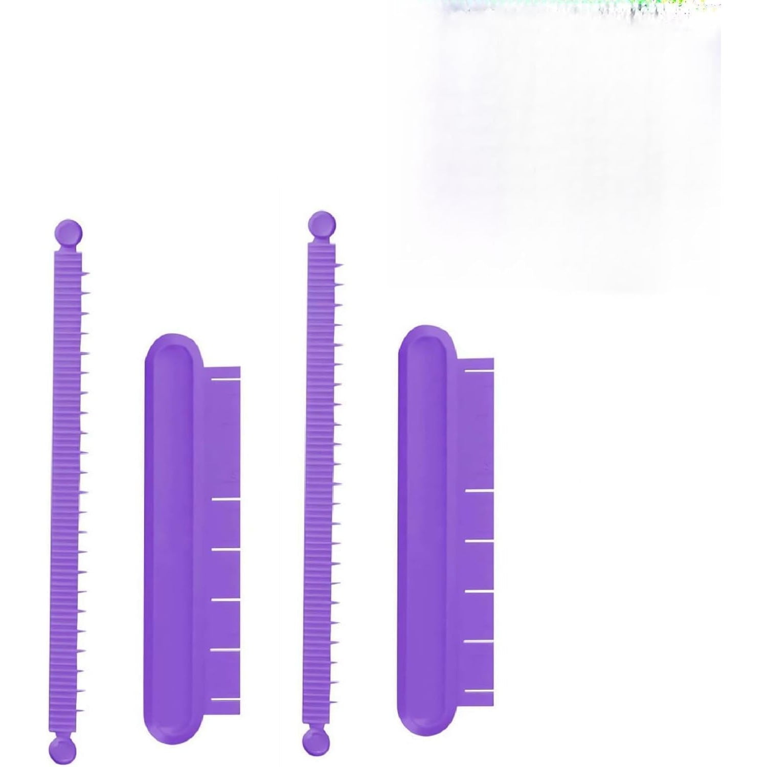 2 Pcs Fondant Cake Arc Ruler, Adjustable Silicone Arc Decoration ...