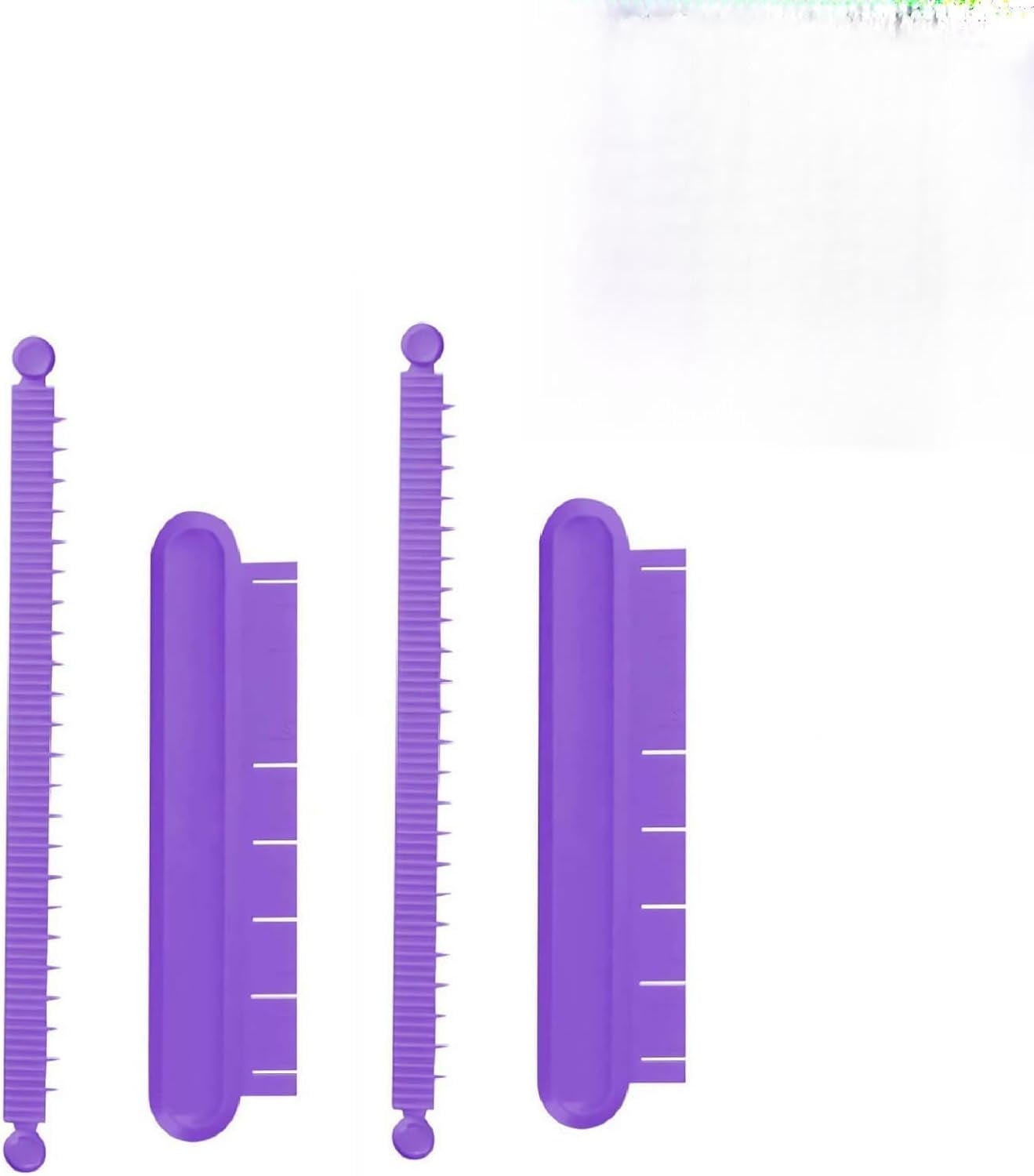 2 Pcs Fondant Cake Arc Ruler, Adjustable Silicone Arc Decoration ...