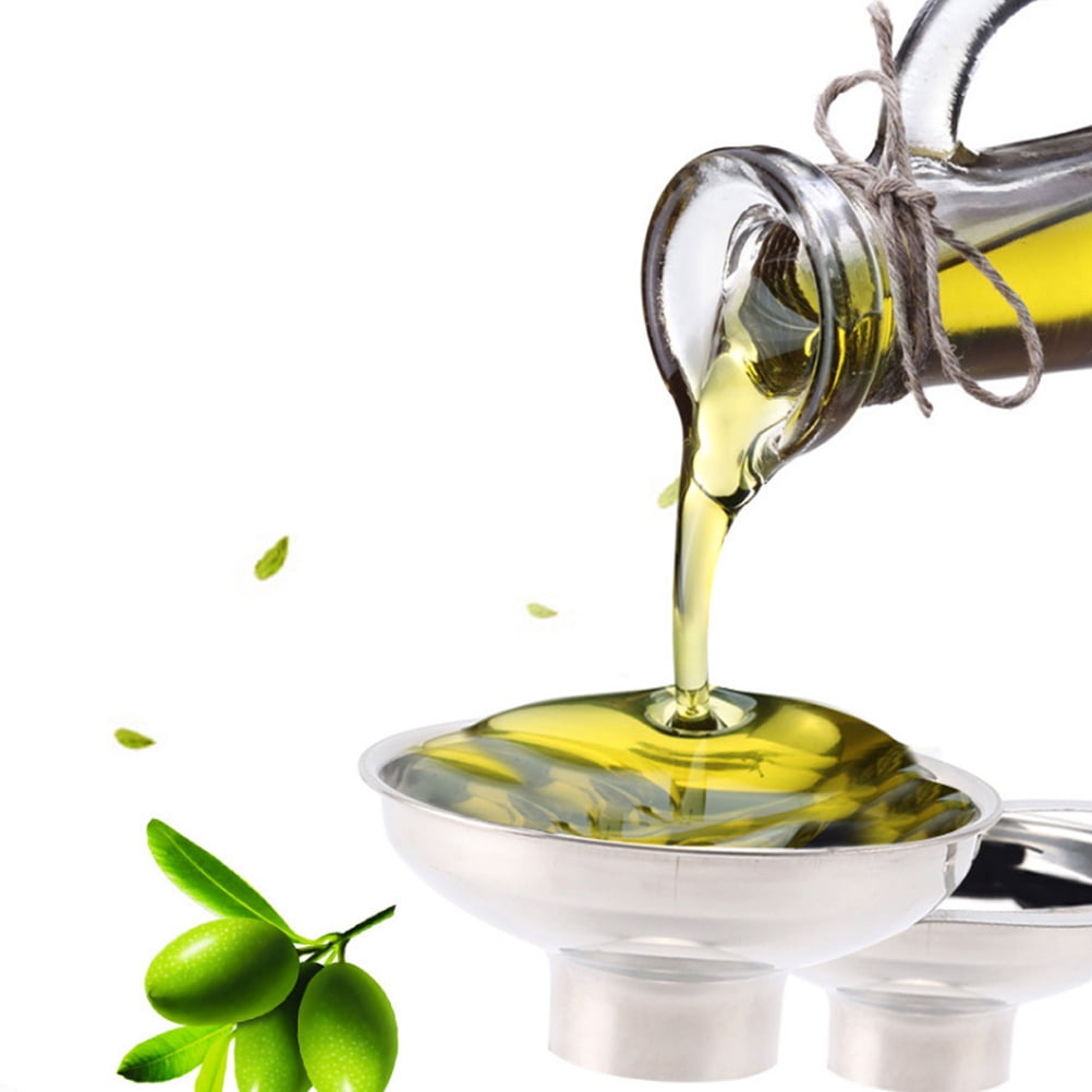 REOFLYUP Wide Mouth Funnel Stainless Steel 2Pcs 4Inch - Walmart.com