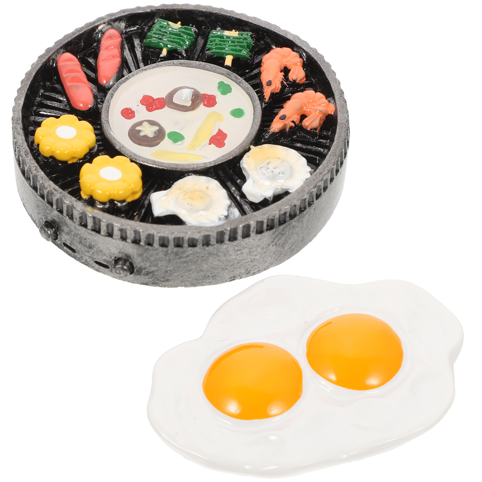 2 Pcs Food Magnets Home Decor Refrigerator Simulation Gifts Fake ...