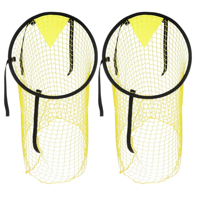 2 Pcs Football Goal Pocket Soccer Training Equipment Practice Top Bins ...