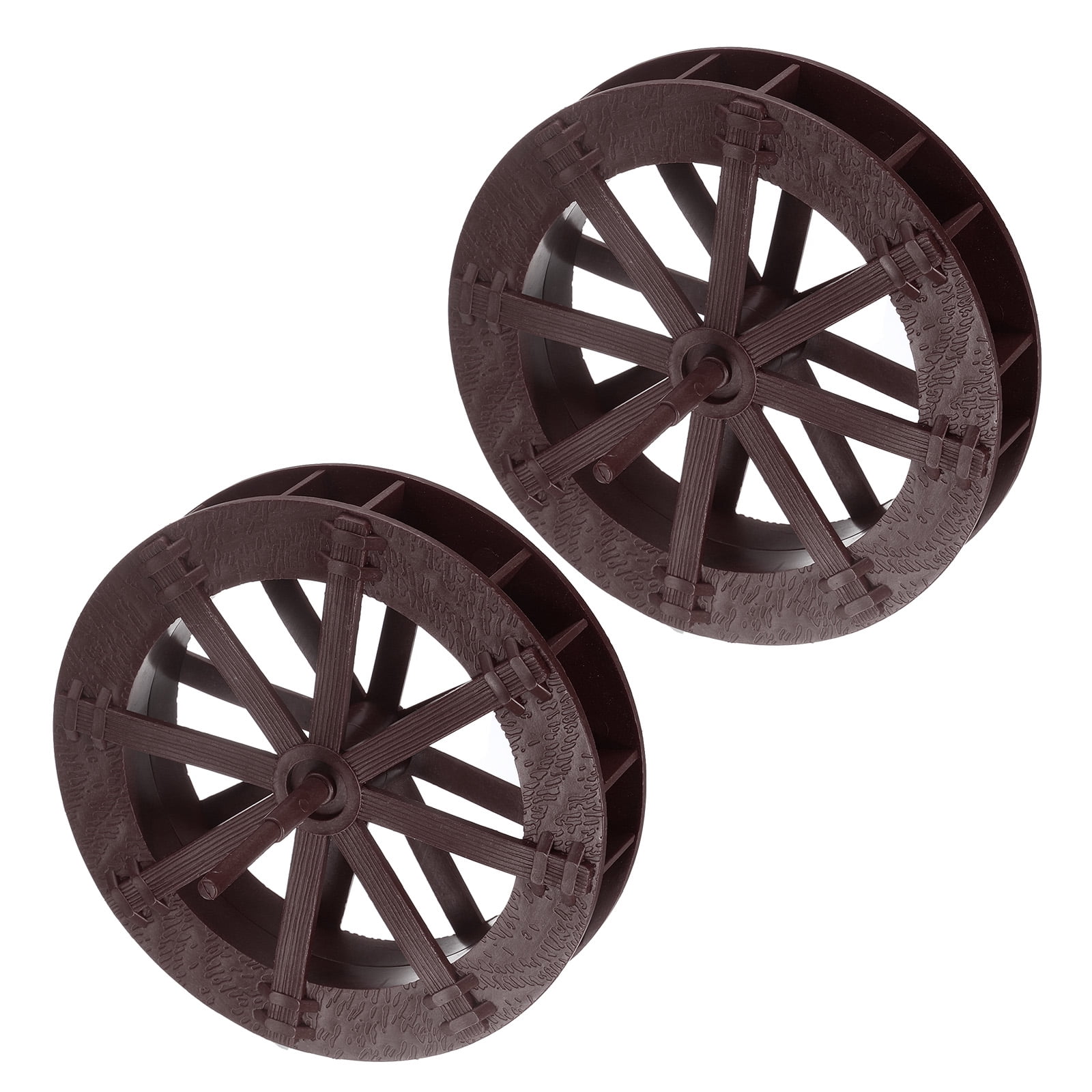 2 Pcs Fountain Water Wheel, 5.1 Inch Desktop Fortune Statue Aquarium ...