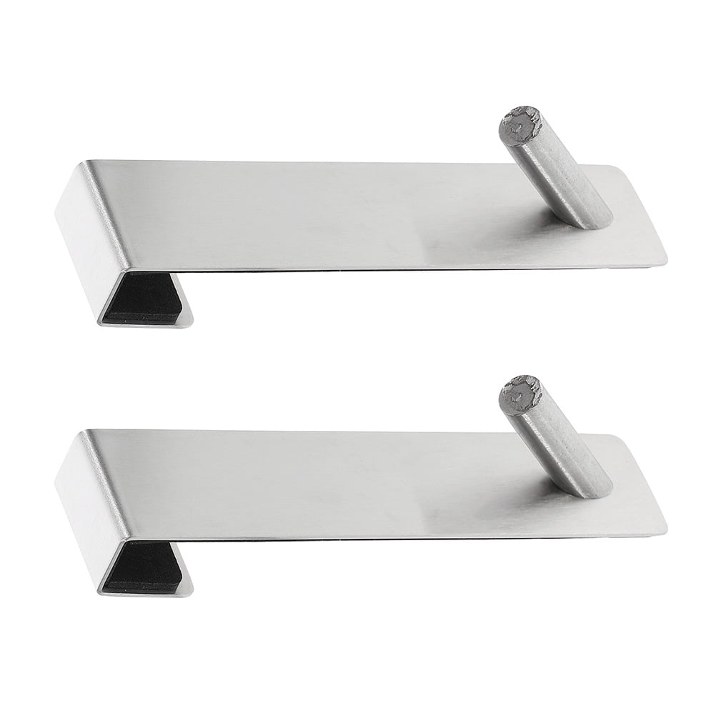 2 Pcs Frameless Shower Door Bathroom Door Hook Door Back Hooks 17.8X4CM ...