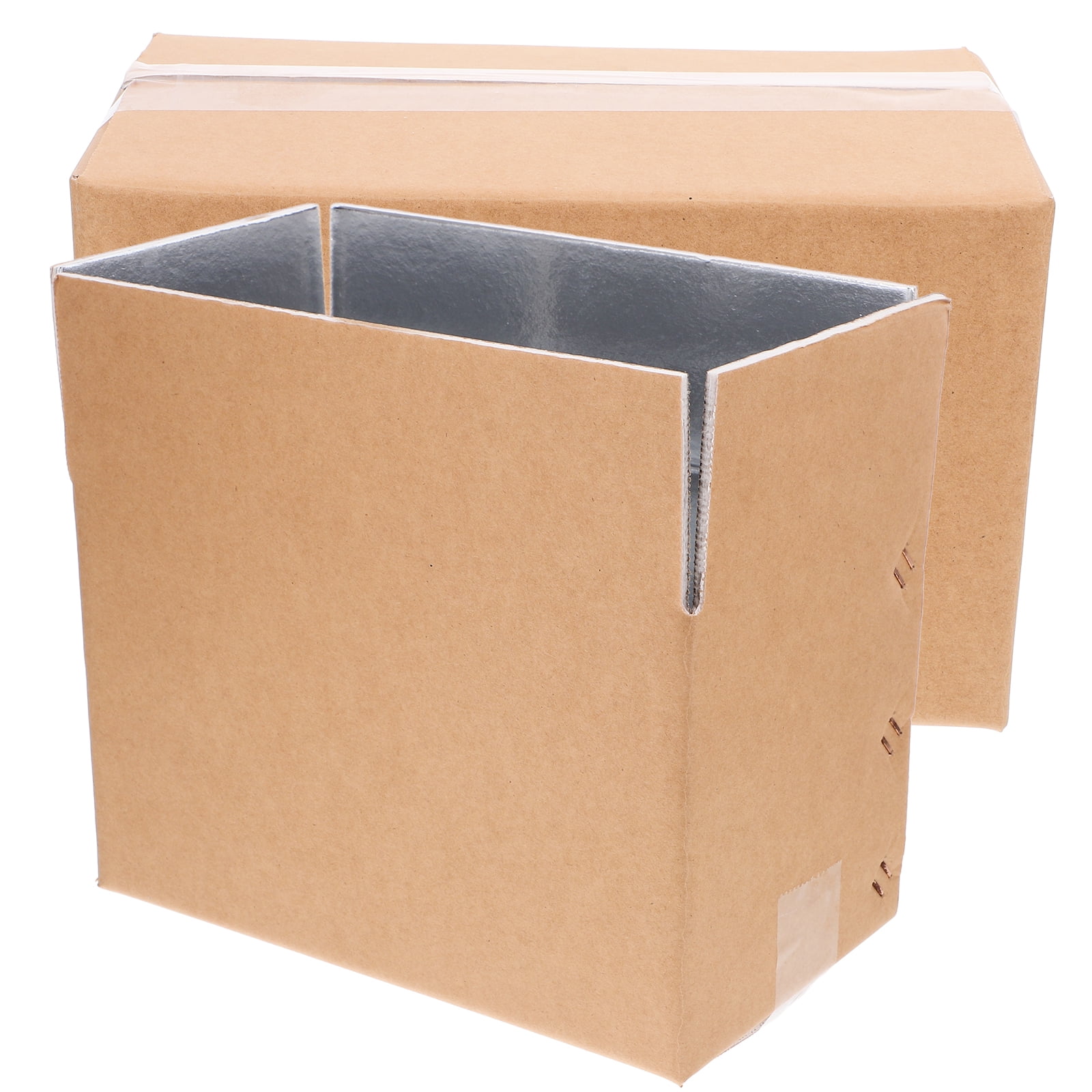 2 Pcs Freezer Large Cooler Mini Cardboard Boxes Thermal Mailer ...