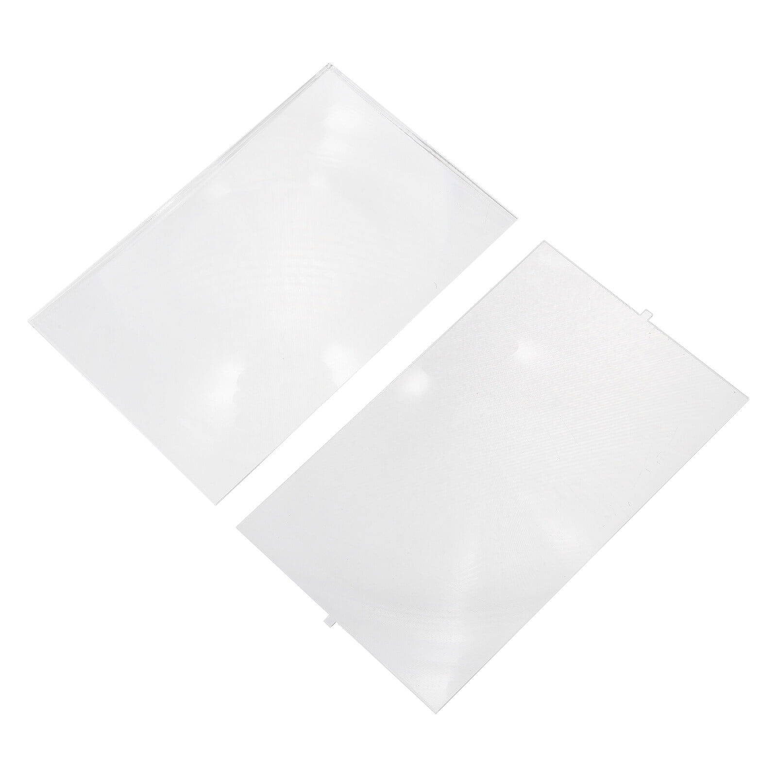 2 Pcs Fresnel Lens Video Projector Magnifier Solar Transparent ...