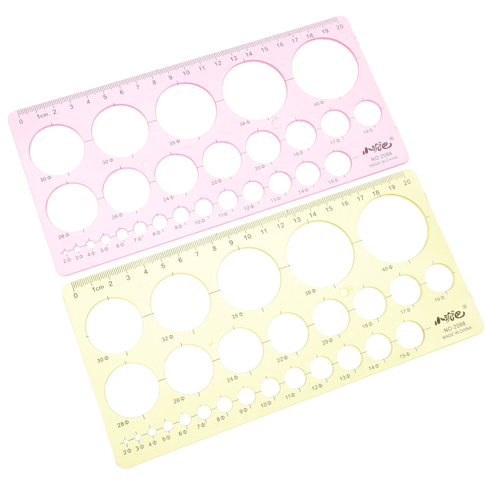 2 Pcs Fruit Diameter Gauge Rulers Cherry Diameter Measuring Rulers ...