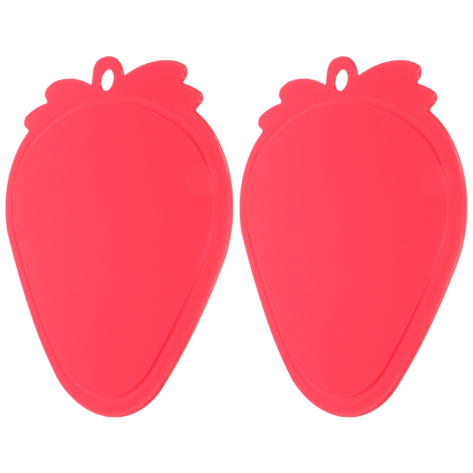 2 Pcs Fruit Shape Chopping Board Gifts The Cute Cutting Meat Cooked Mat ...