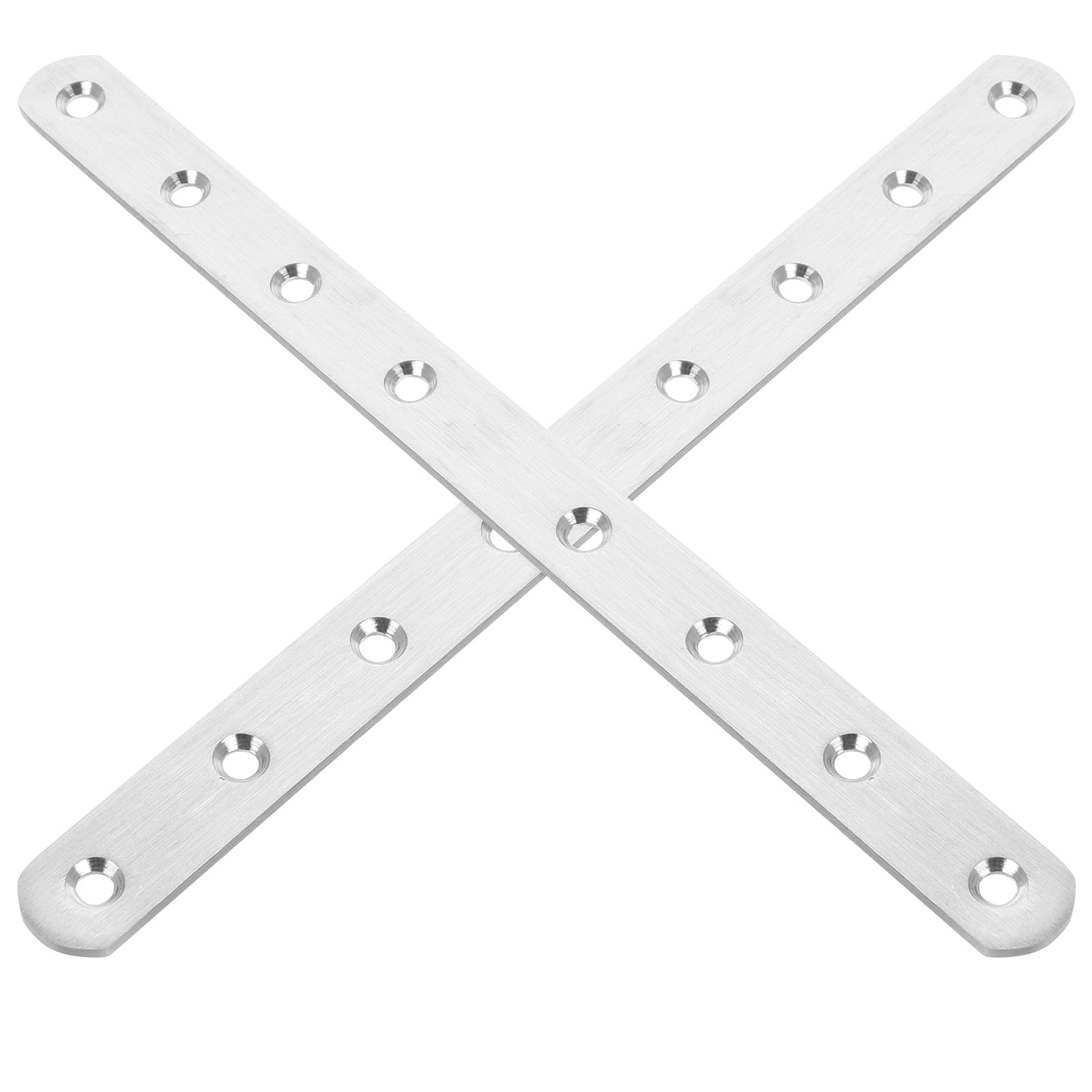 2 Pcs Furniture Connector Flat Plate Countertop Joint Connectors Metal ...