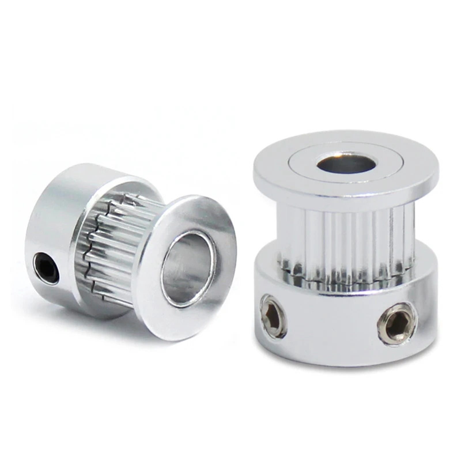 2 Pcs GT2 Timing Pulley 2GT 16 Tooth 20 Teeth Aluminum Bore 5mm 8mm ...