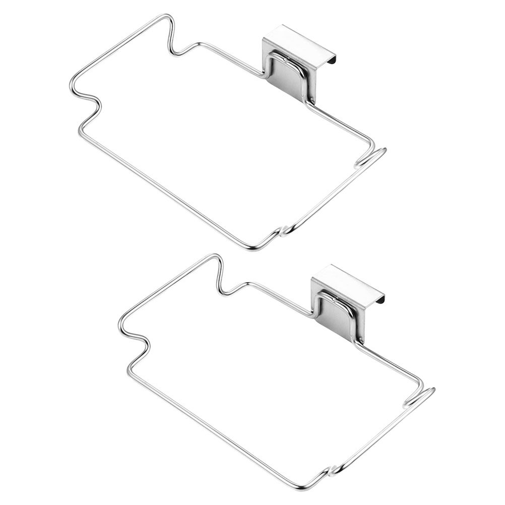 TEHAUX Bag Holder Rack Stainless Steel 2Set For Kitchen Storage No ...