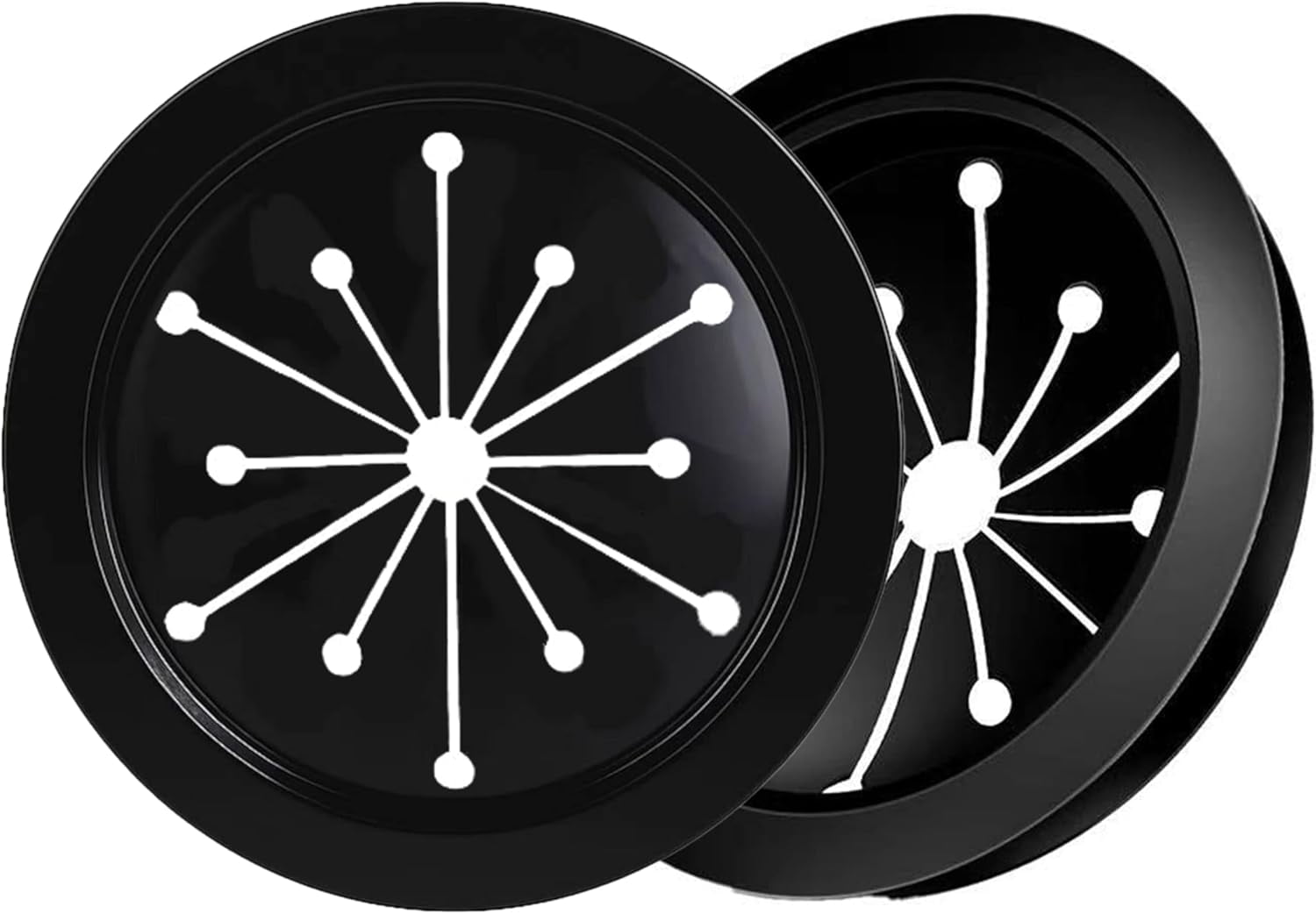 2 Pcs Garbage Disposal Splash Guard 3-1/8, Kitchen Sink Rubber Drain ...