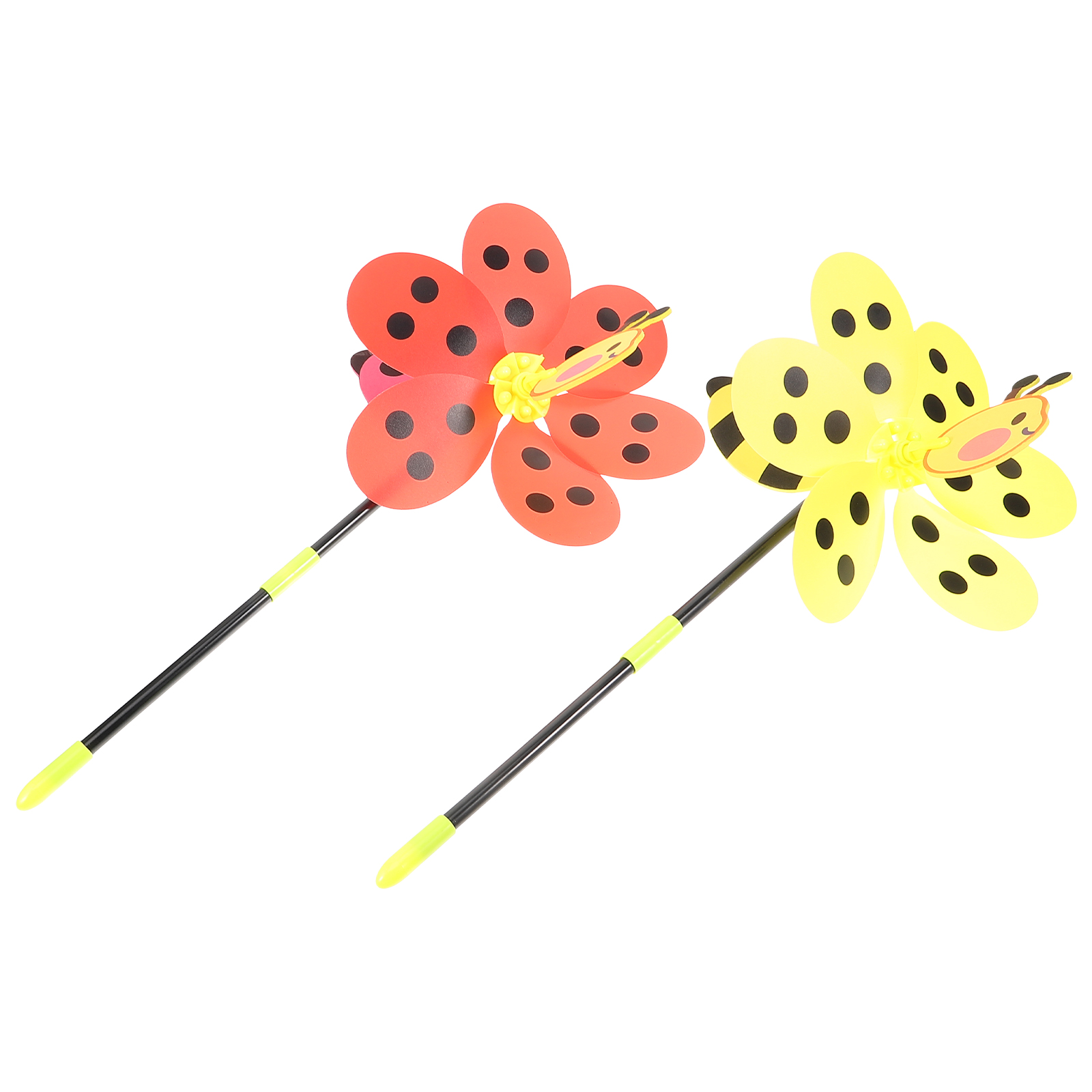 2 Pcs Garden Pinwheels Wind Spinners Childrens Toys Kids Decor Outdoor ...