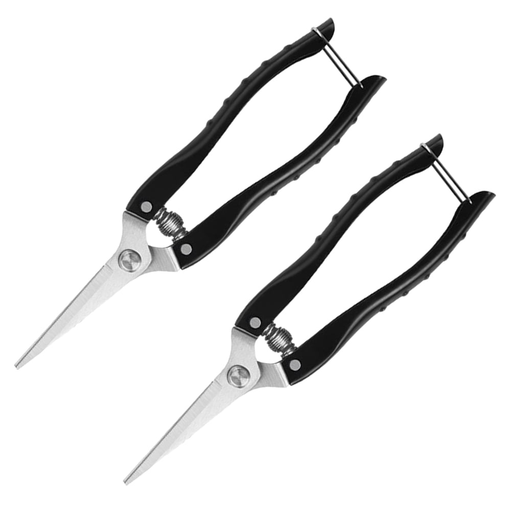 2 Pcs Garden Pruning Shears Flower Scissors Clippers House Plants ...