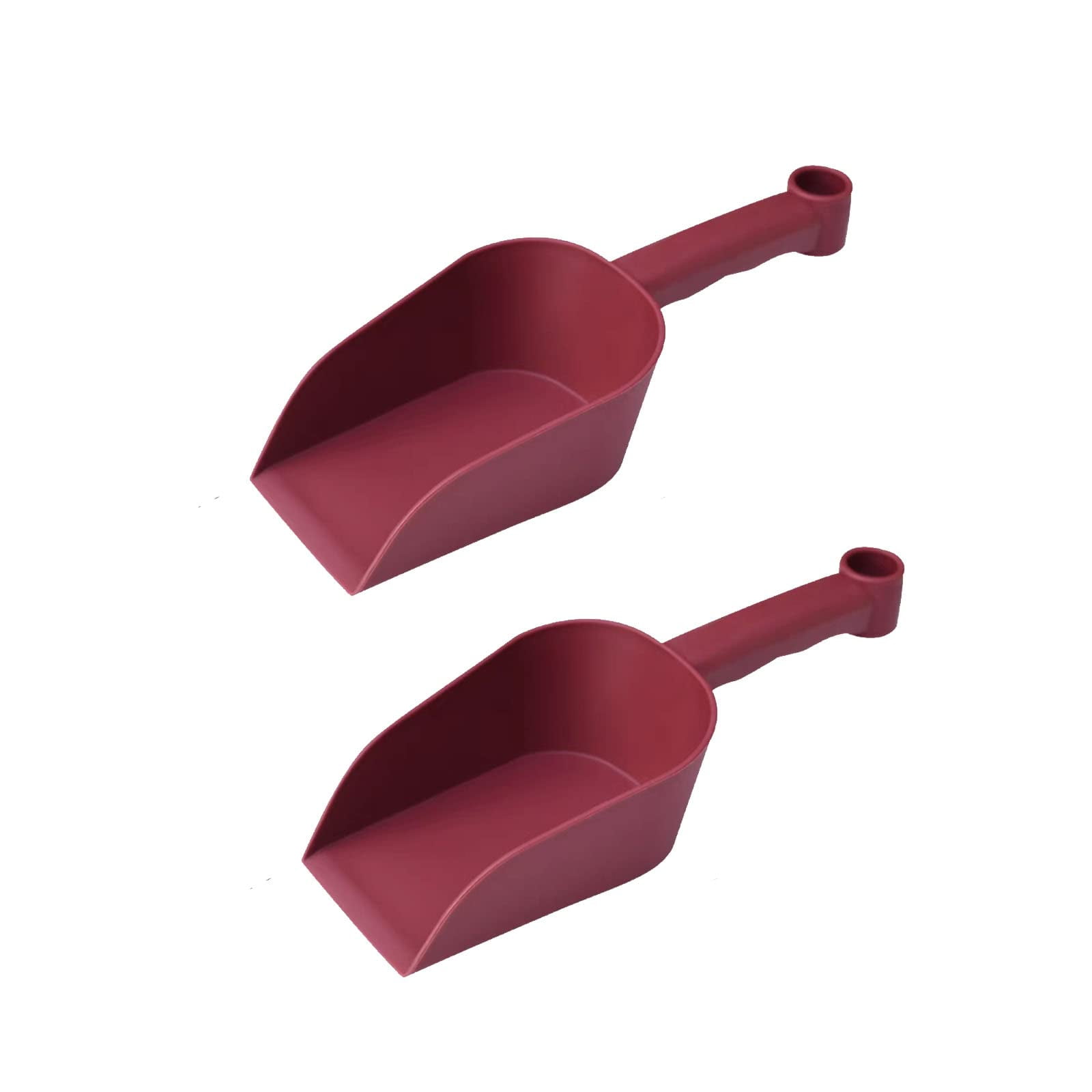 2 Pcs Garden Scoops PP Resin Hand Trowels Hanging Hole Design Shovel ...