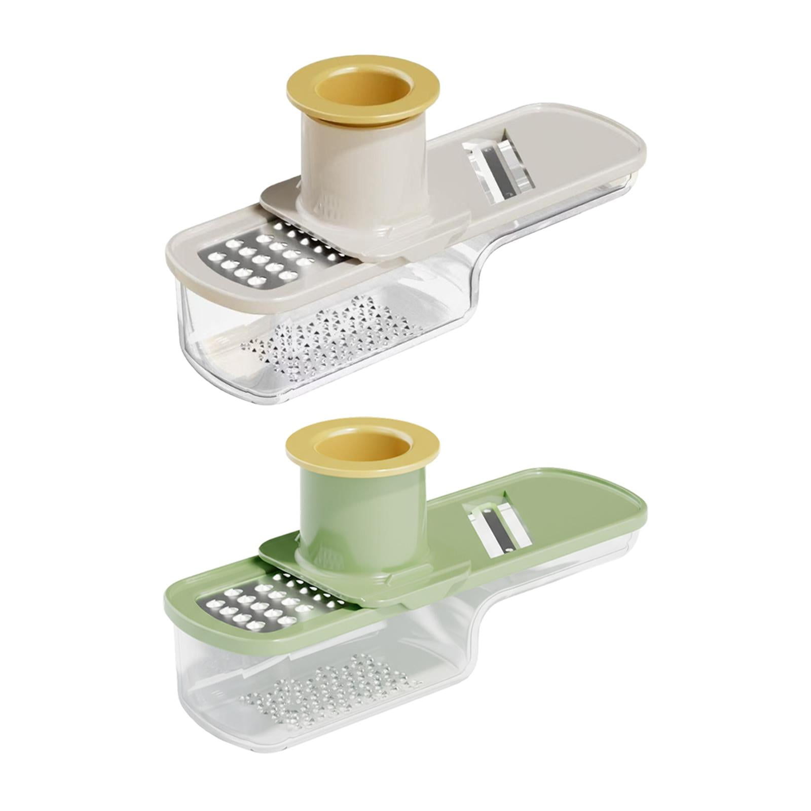 2 Pcs Garlic Grater Ginger Planer Multi Purpose Slicer Stainless Steel ...