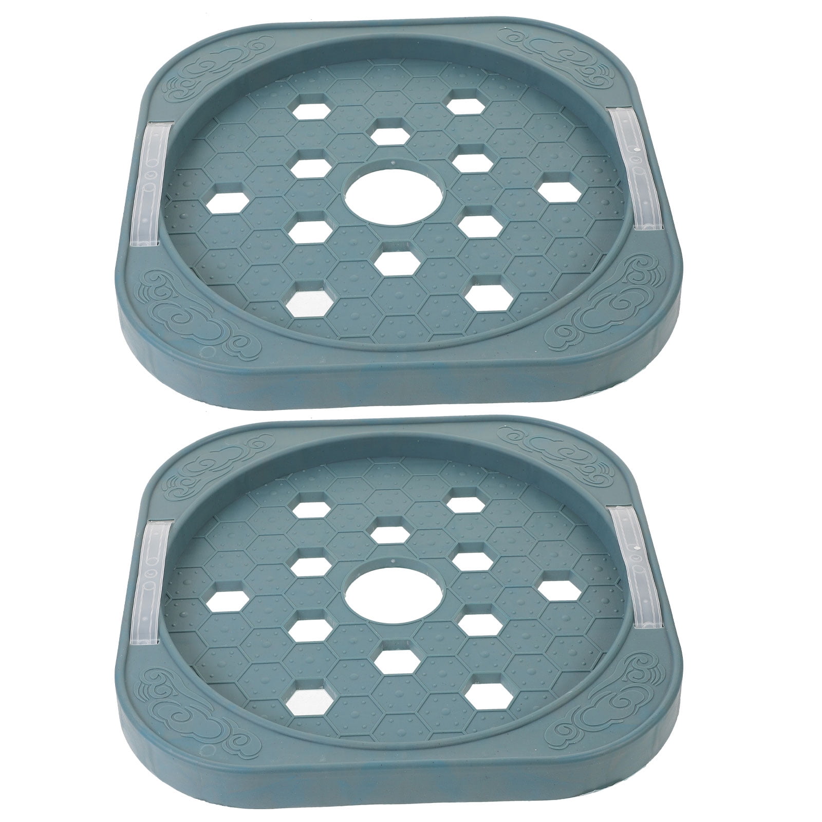 2 Pcs Gas Tank Base Collecting Tray Cylinder Stand Storage for Kitchen ...