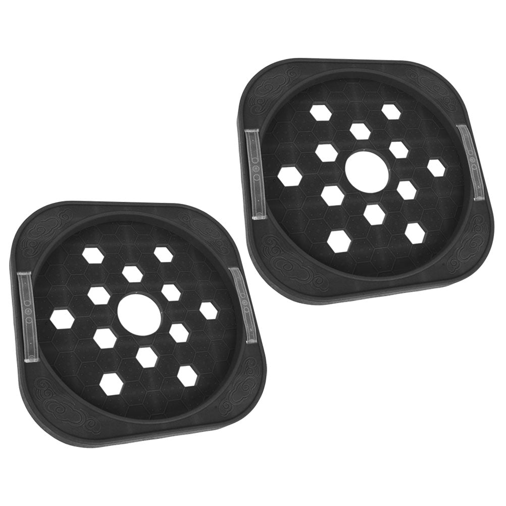 Portable Tank Tray with Wheels for Storage Dark Grey Plastic and ...