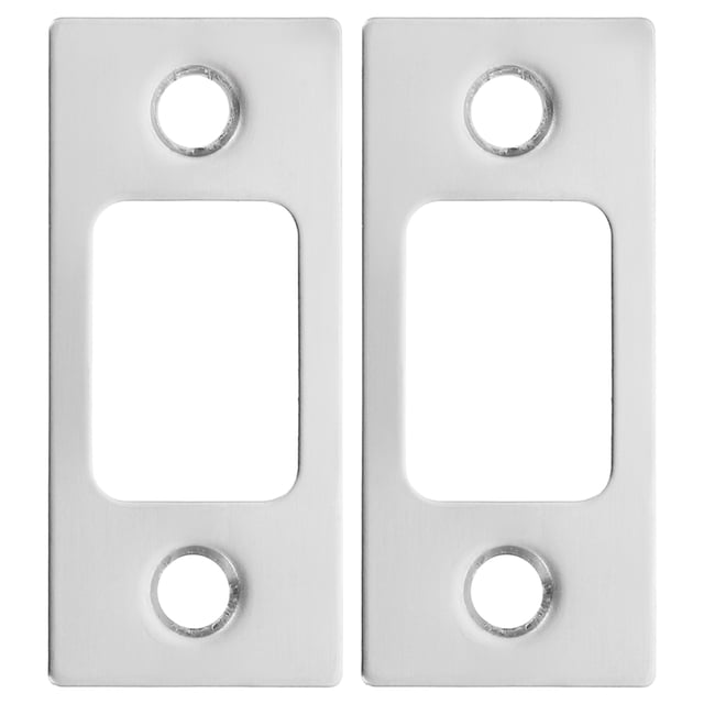 2 Pcs Gate Lock Door Plates Inward Swinging Doors Door Jamb Repair Kit ...