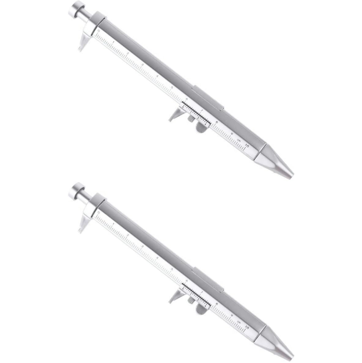 2 Pcs Gel Pen Vernier Caliper 10cm Metric Measuring Tool ...