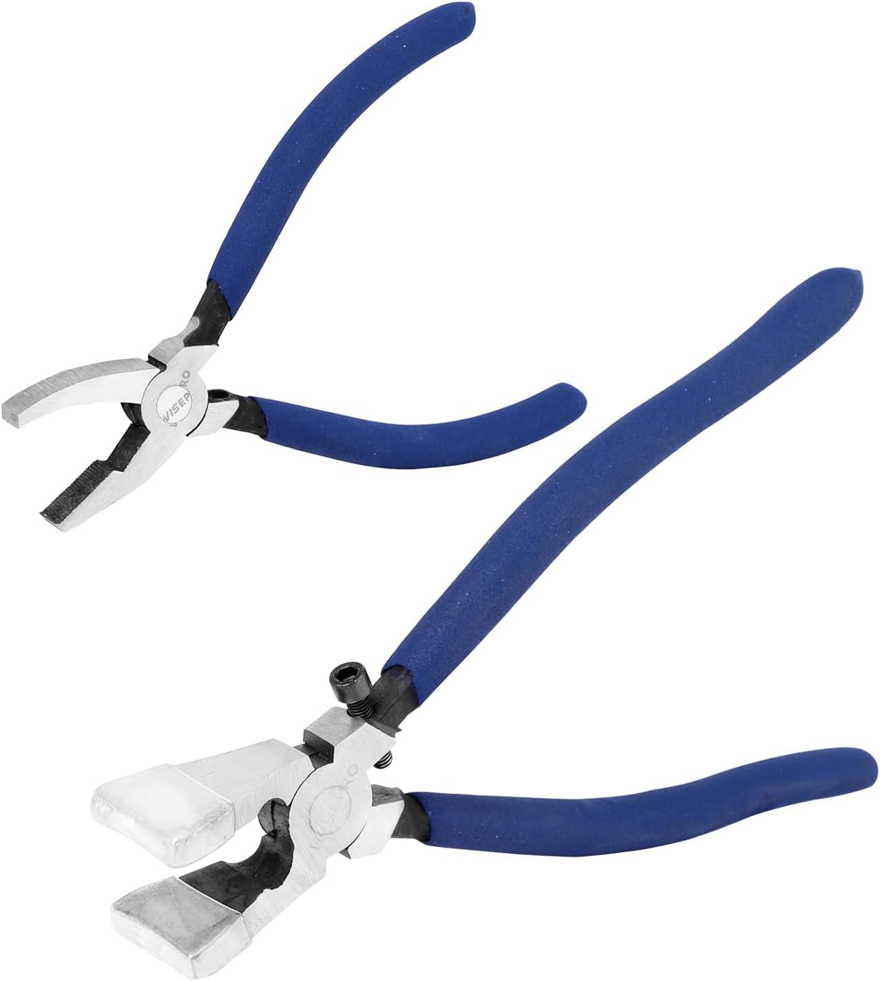 2 Pcs Glass Running Pliers and Breaker Grozer Pliers Set, Glass Pliers ...