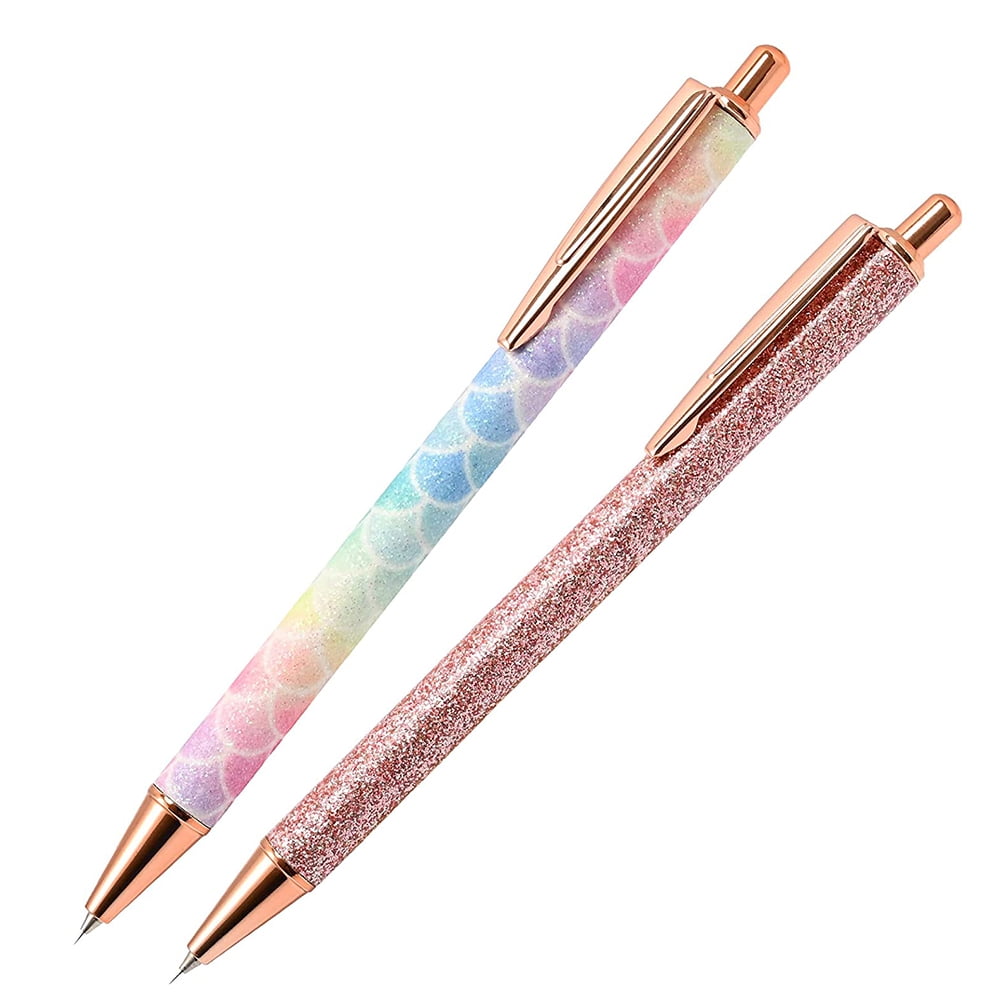 2 Pcs Glitter Weeding Pen Fine Point Pin Pen Weeding Tool for Vinyl Air ...
