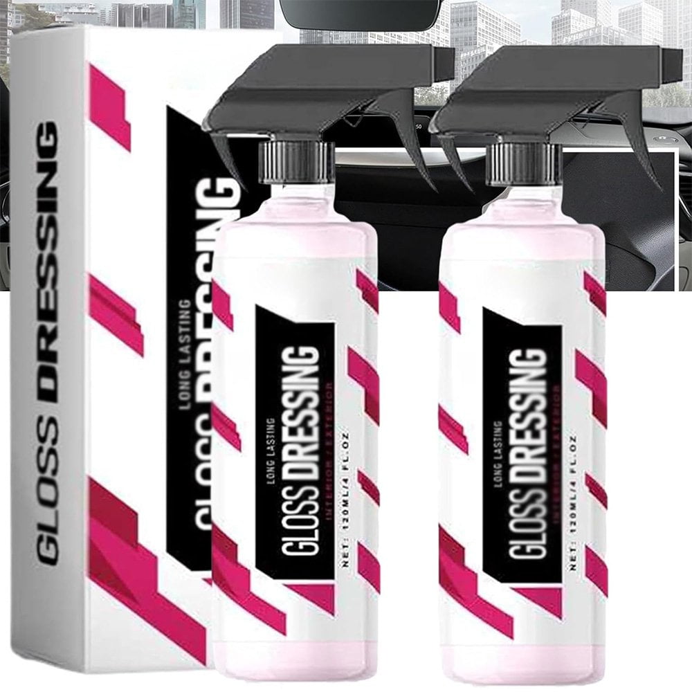 2 Pcs Gloss Dressing for , Gloss Dressing for Detailing, Car Care Gloss ...