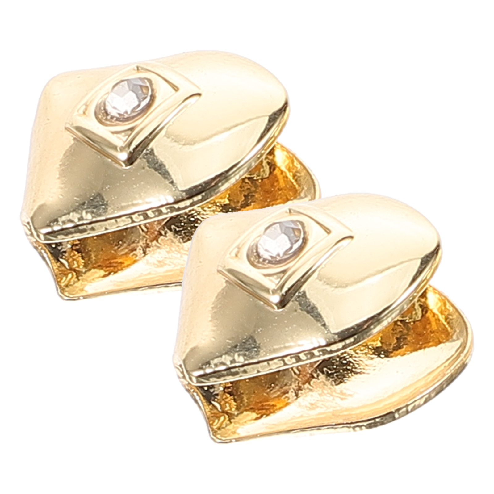 2 Pcs Gold Braces Rapper Props Fiest Teeth Jewelry Tooth Grill Costume ...