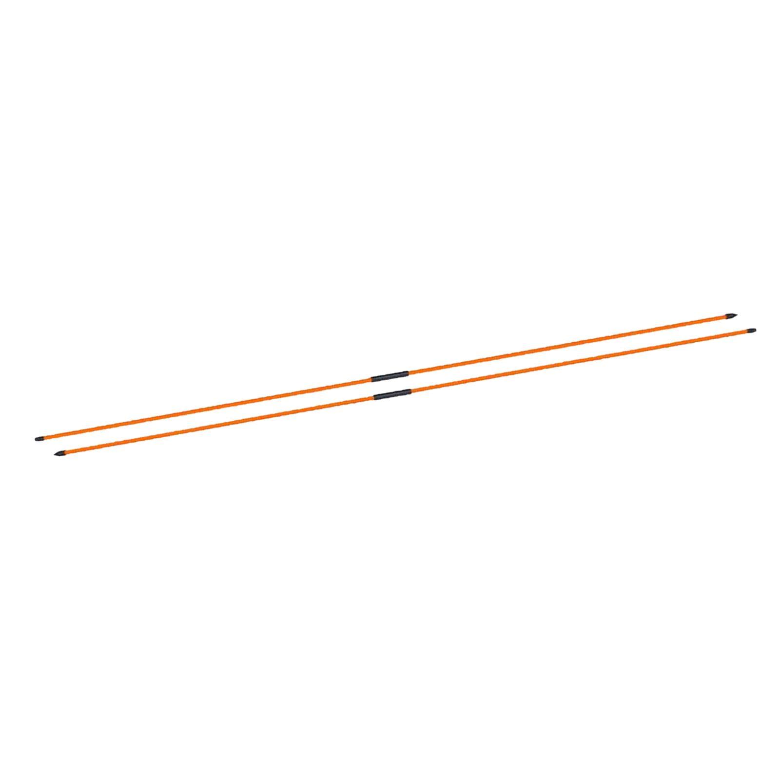 2 Pcs Golf Alignment Sticks Training Equipment for Aiming, Putting Golf ...