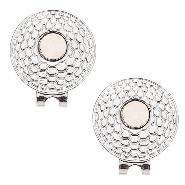 2 Pcs Golf Balls Hat Clip Cap Clips Mark Accessories Exquisite Markers ...