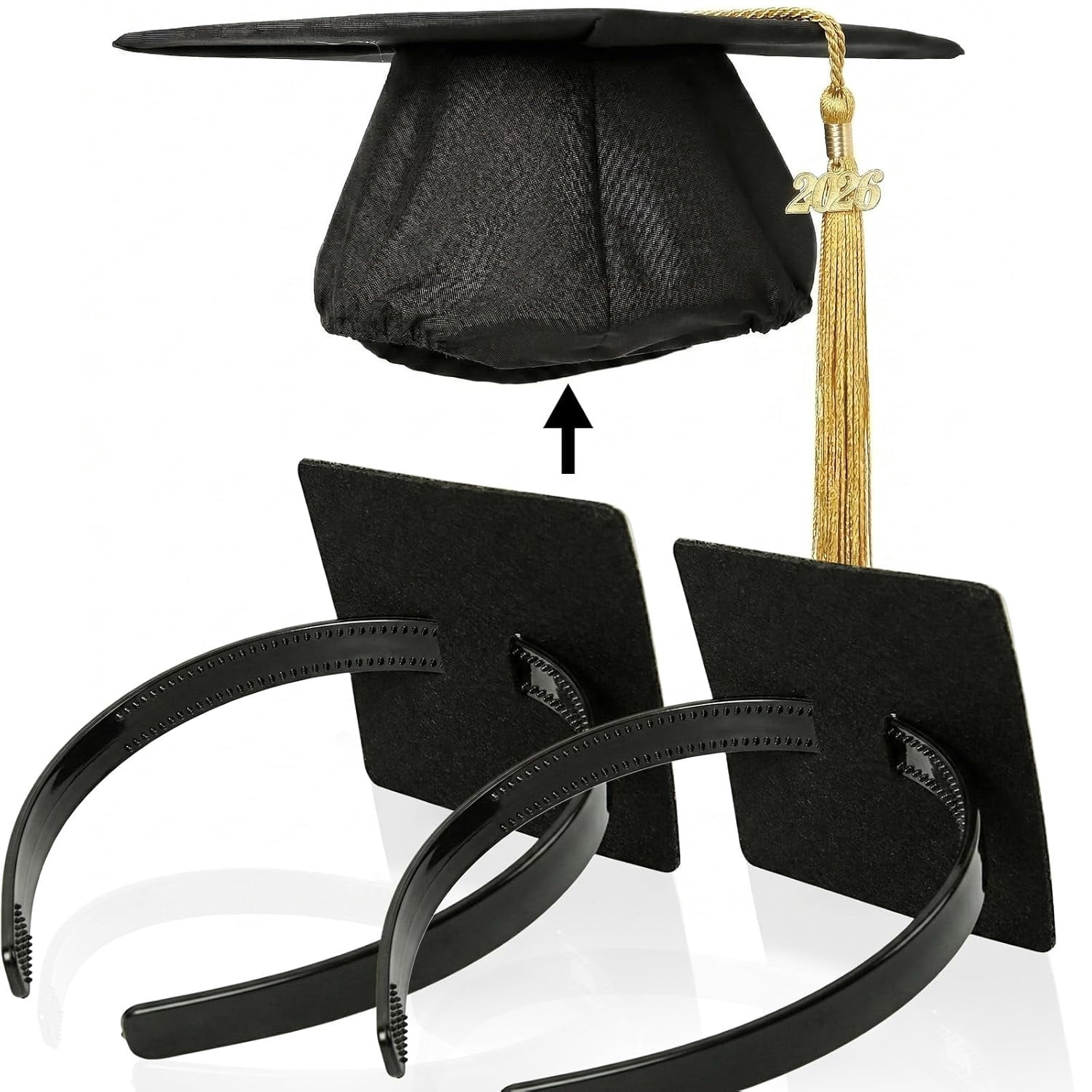 2 Pcs Graduation Cap Headband, Firm Anti-fall Hair Band for Graduation ...