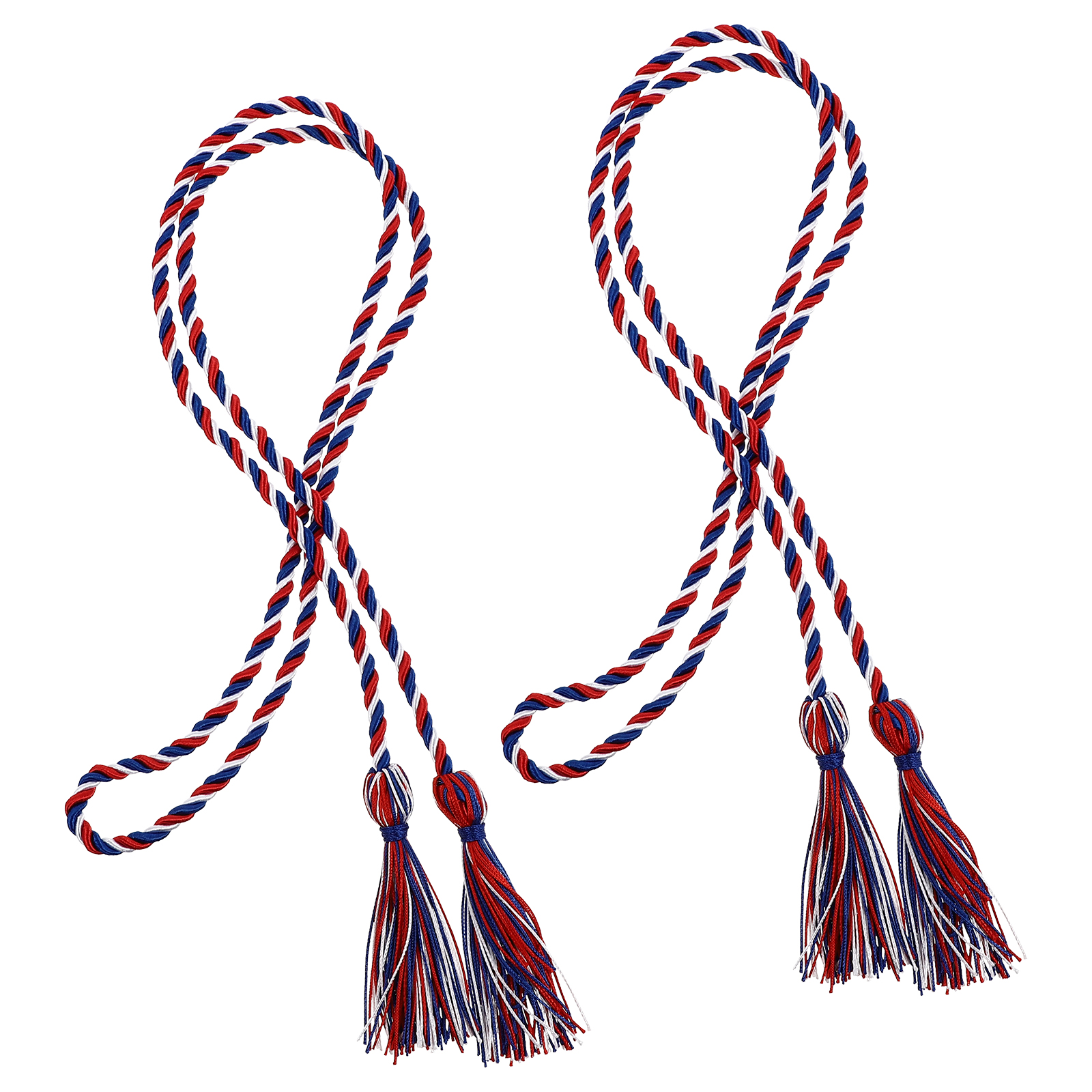 2 Pcs Graduation Honor Ropes Cap and Gown Hat Decorations for Red ...