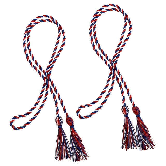2 Pcs Graduation Honor Ropes Cap and Gown Hat Decorations for Red ...