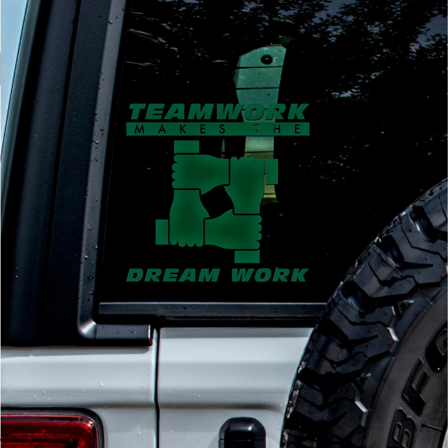 (2 Pcs, Green, 3.9'' X 3.8'') Transparent Adhesive Decal Sticker Of ...