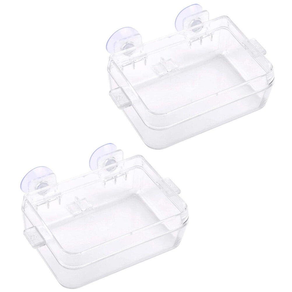 2 Pcs Guinea Pig Water Dispenser Gecko Basin Reptile Feeder Lizard ...