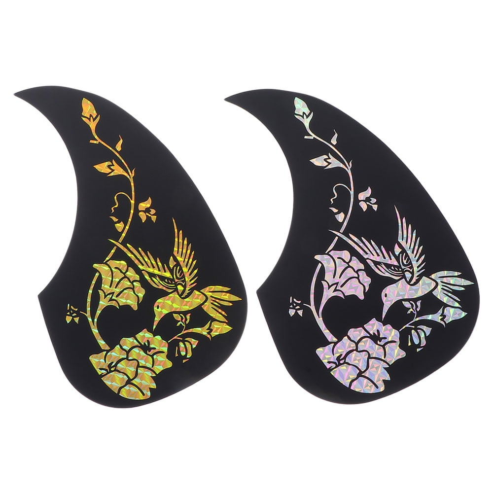 2 Pcs Guitar Protective Board Pickguard Decal Sticker Vinyl Stickers ...