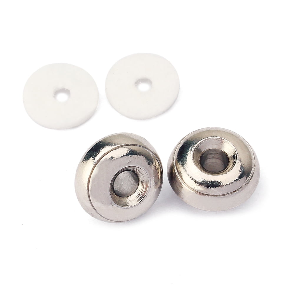 2 Pcs Guitar Strap Lock Metal Strap Lock Mushroom Head For Electric ...