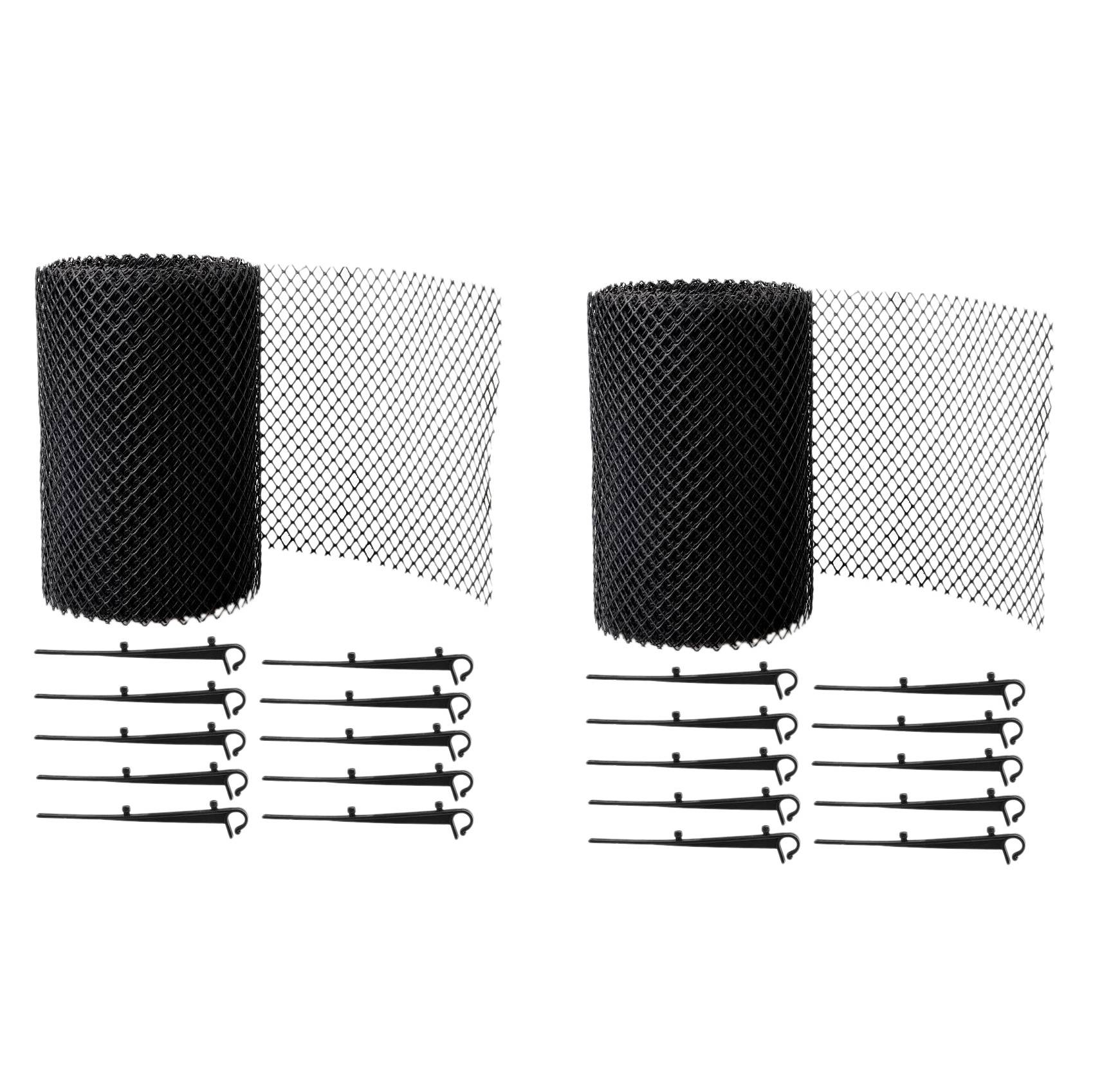 2 Pcs Gutter Guard Mesh Gutter Downspout Splash Guard Mesh Gutter ...
