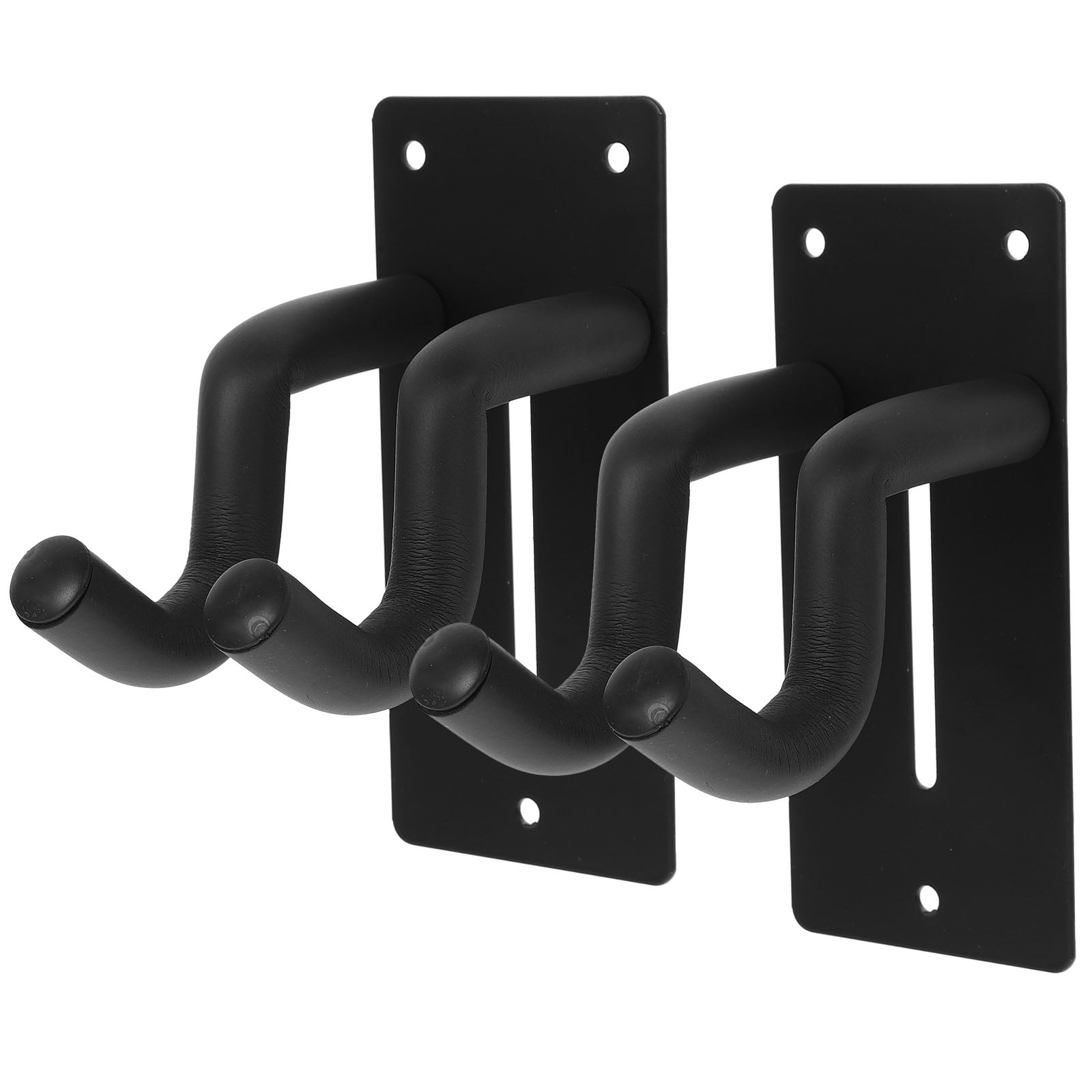 2 Pcs Guzheng Rack Hangers Stand Tilt Back Wall Mount Black - Walmart.com