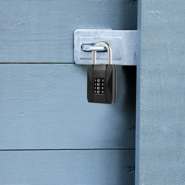 2 Pcs Gym Locker Lock 4 Digit Resettable Code Combination Lock for ...