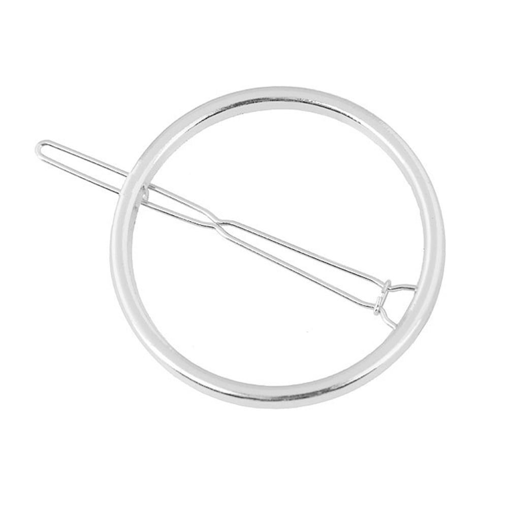 2 Pcs Hair Barrettes Tiara Metal Hairpin Simple Hairpins Women ...