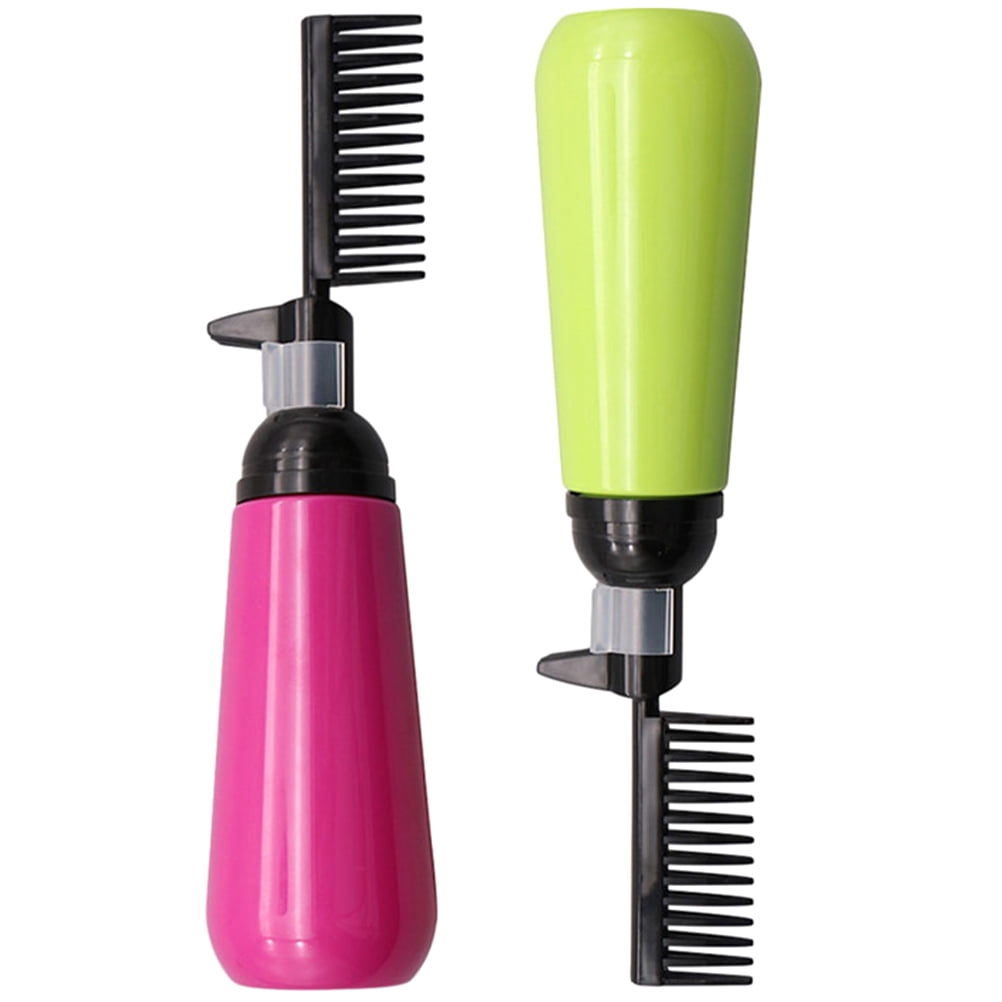 2 Pcs Hair Color Comb Bottle Combs Coloring Applicator Styling Bottles ...