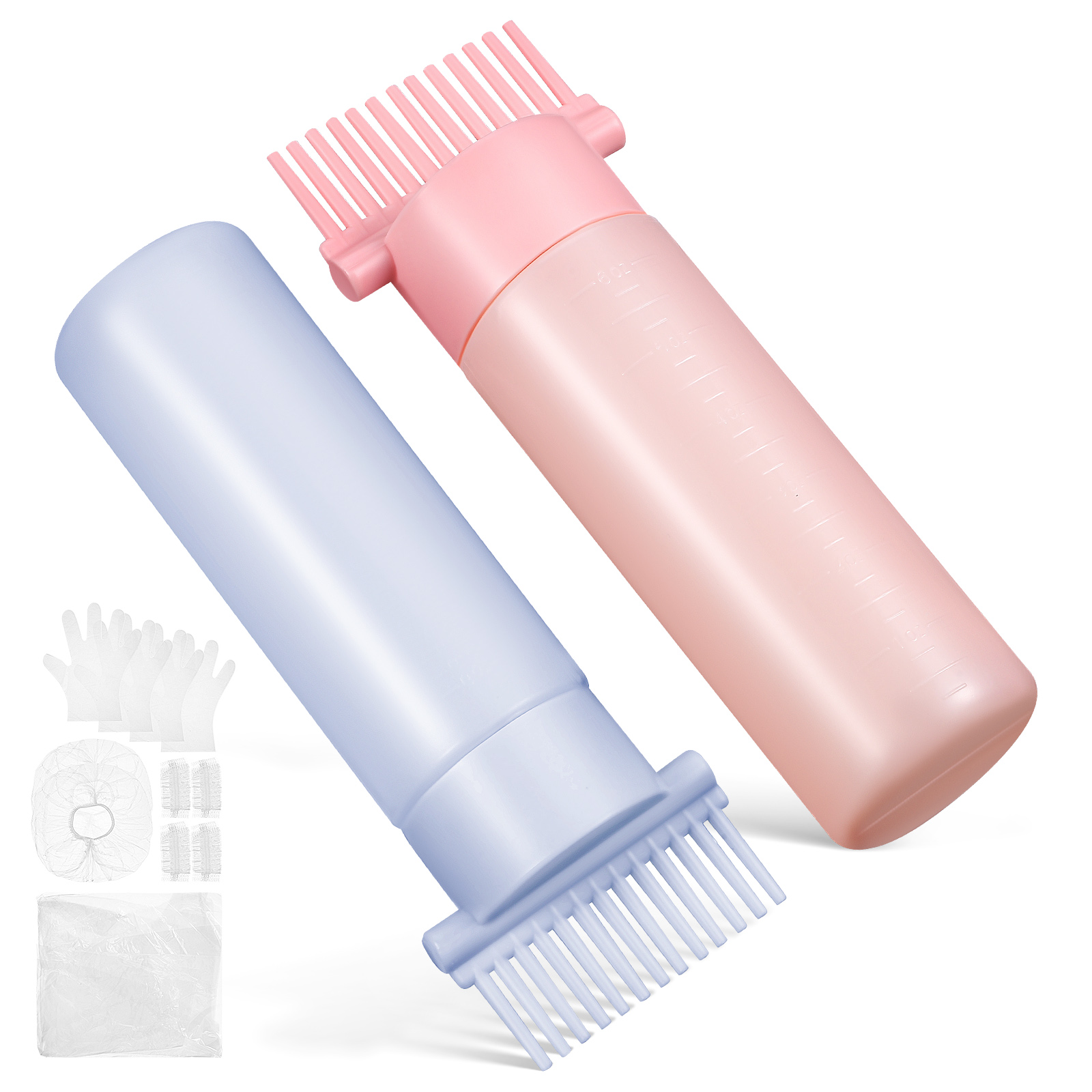 2 Pcs Hair Comb Bottles Hair Oiling Applicator Root Comb Applicator ...