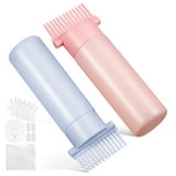 2 Pcs Hair Comb Bottles Hair Oiling Applicator Root Comb Applicator ...