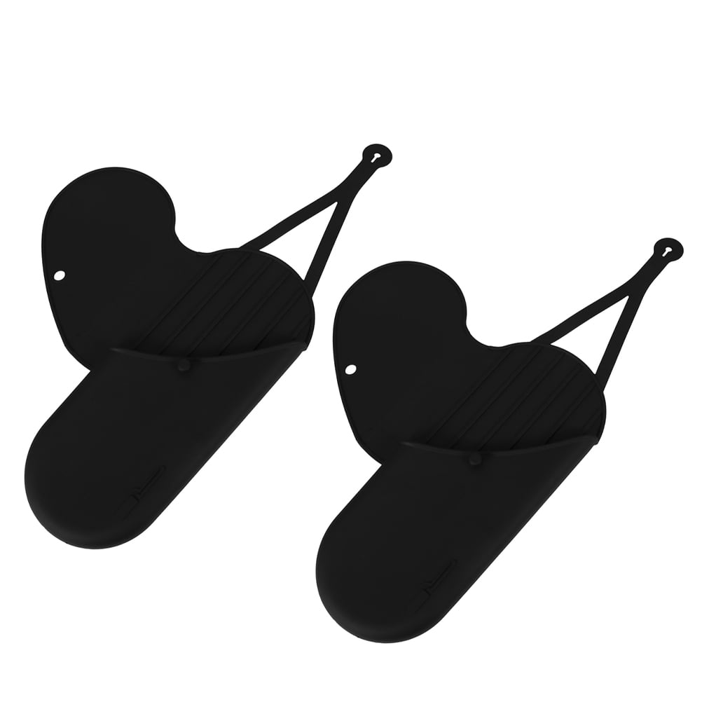 2 Pcs Hair Curler Wallpaper Sticker Curling Iron Storage Bag Travel ...